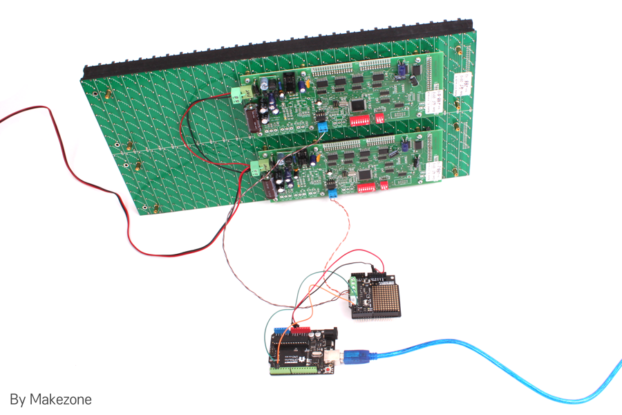 Flipdot Display V0.9 « Makezone – 인터랙티브 미디어, fablication 그리고 사물인터넷(IoT)
